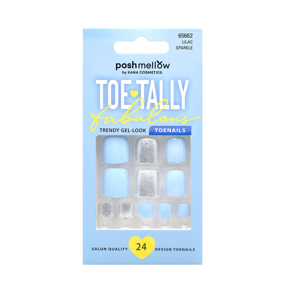 Toe-Tally: Lilac Sparkle 65662 - Poshmellow Beauty